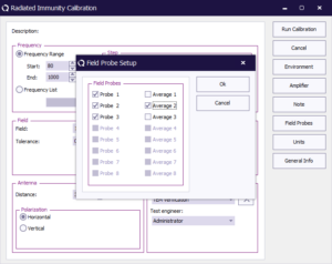 Field uniformity and TEM mode measurement - Raditeq